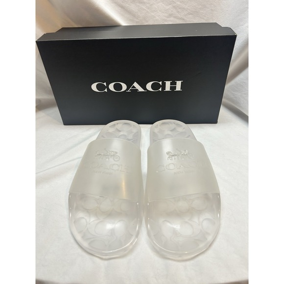 Coach | Shoes | Coach Ulyssa Rubber Clear Slide Us 7 B Uk 5 Eur 375b ...
